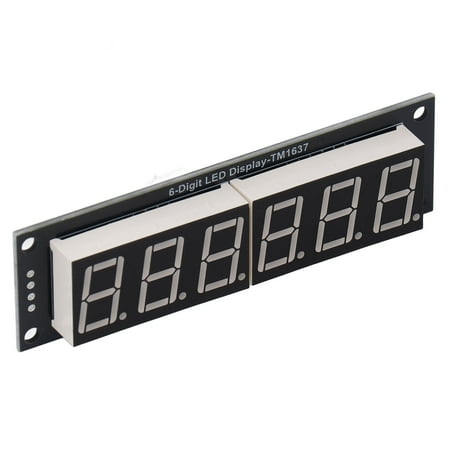 LED Digital Tube, Clear Board Path 6 Digit 7 Segment Display Module ...