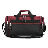 DALIX 21" Maroon Sports Duffle Bag, Gym Bag, Travel Duffel with ...