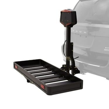 Elevate Outdoor ACC-500 Premium Aluminum Cargo Carrier with Ramp - 500 ...