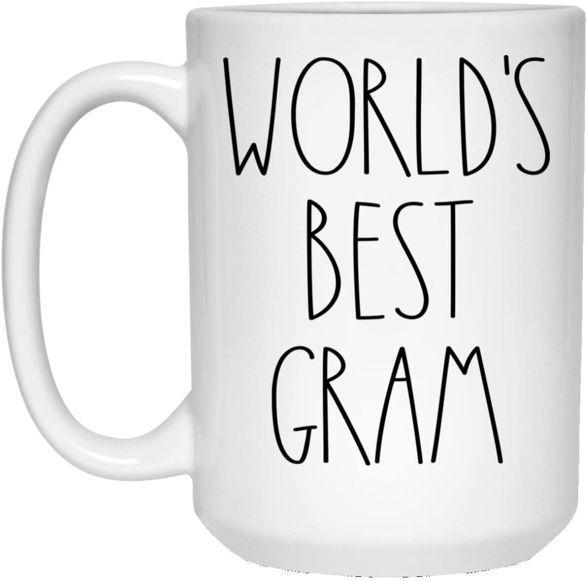 World's Best Gram Mug, Gram Rae Dunn Style Coffee Cup, Personalized Mug ...
