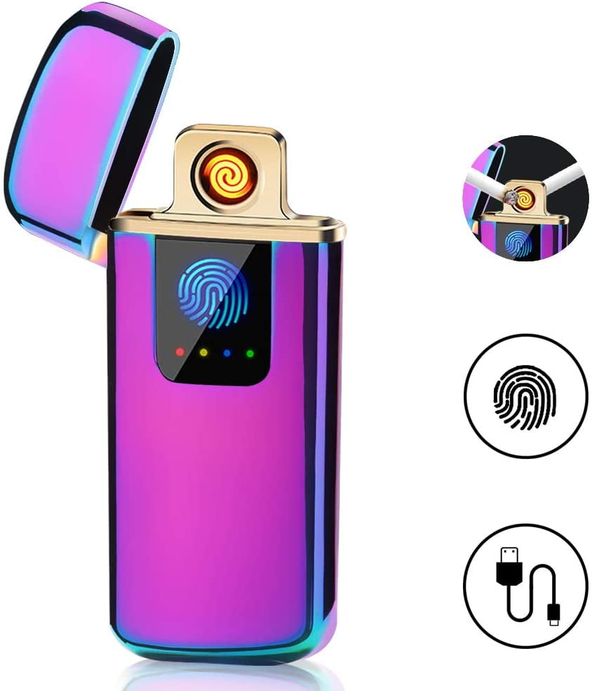 Usb Lighter, Electric Lighter Touchscreen Arc Lighter Usb Rechargeable ...