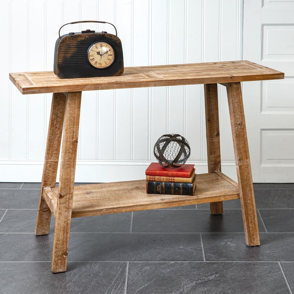 Two-Tier Wooden Side Table - Walmart.com