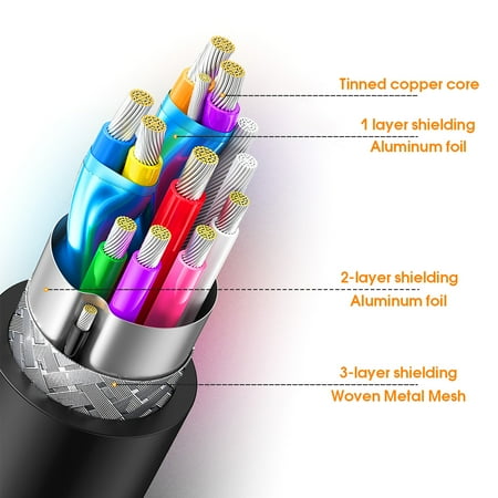 HDMI-Compatible to VGA Adapter Video Output Converter with 3.5mm Audio ...