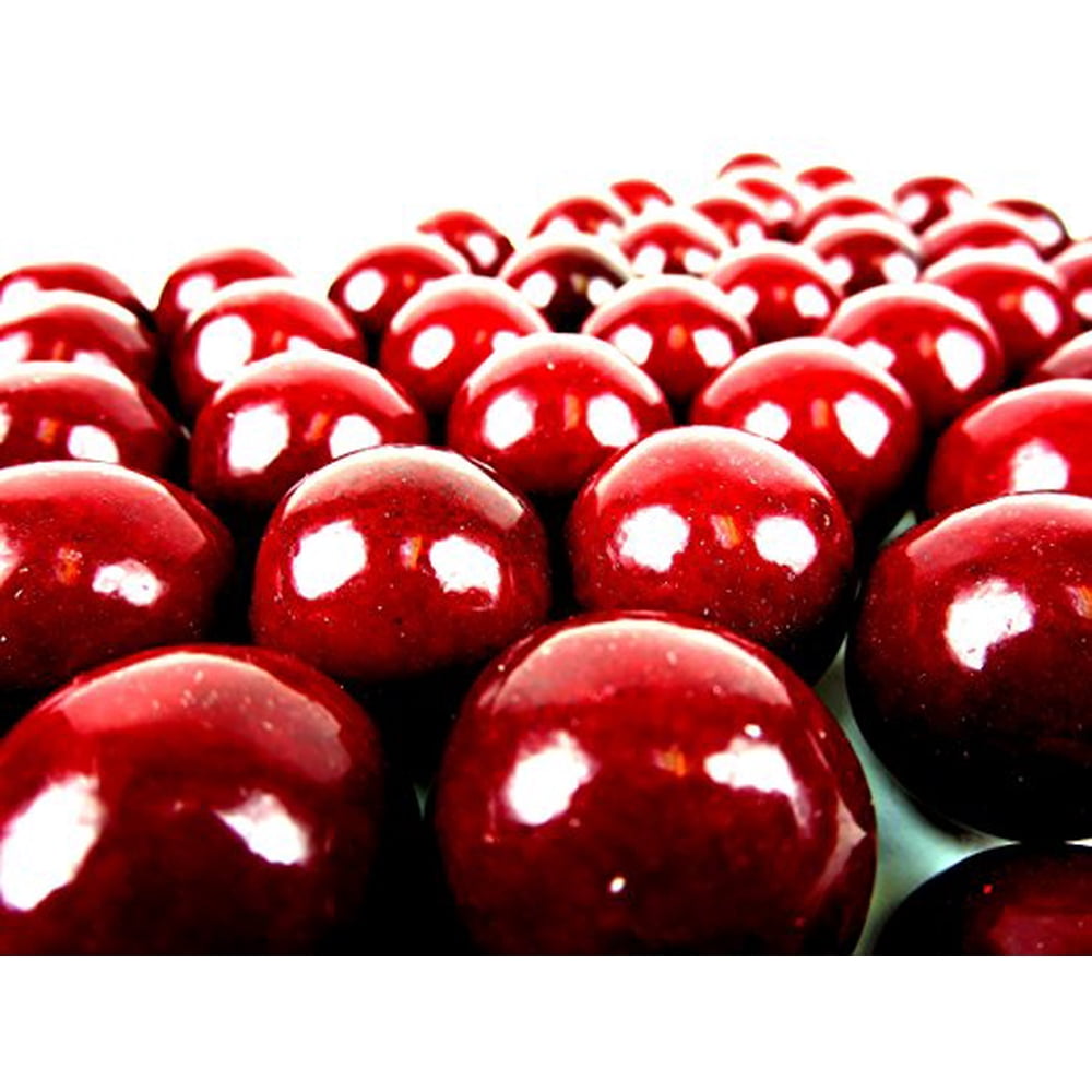 BASYIDE CANDY GUMBALLS BLACK CHERRY BUBBLE GUM 25mm or 1 inch , 2LBS ...