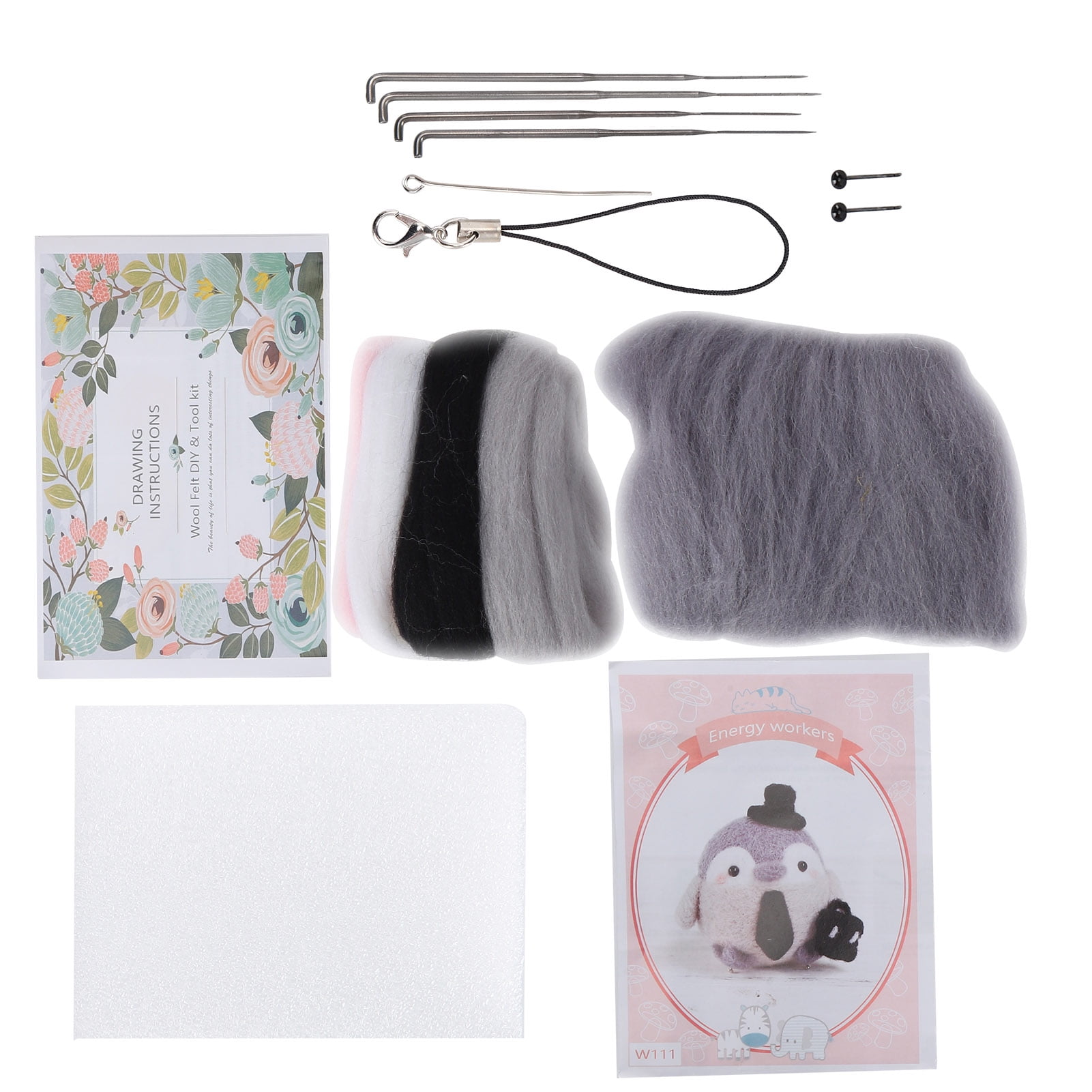 Kit de fieltro con aguja, kit de fieltro con aguja, kit para ...