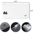 Mr. Pen- A6 Binder Pockets, 8 Pack, 6 Holes, A6 Binder Inserts, A6 ...