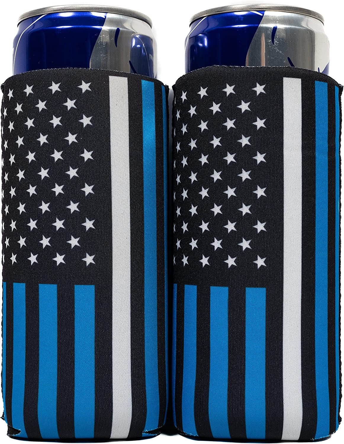 QualityPerfection Can Cooler Sleeves Slim Neoprene 12oz Can Holder Set ...