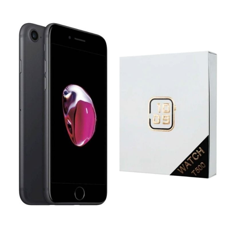 Smartphone iPhone 7 32GB Reacondicionado Negro + Reloj Genérico Apple ...