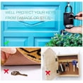 AMIR Key Lock Box, Wall Mounted Key Safe, 4-Digit Combo, 5 Keys ...