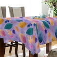 54x72in Square Printed Tablecloth Easy-Care Decorative Table Cloth for ...