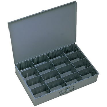 Durham 111-95 Gray Cold Rolled Steel Large Scoop Box, 18" Width x 3 ...