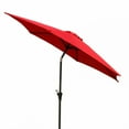 8.8 Ft Outdoor Patio Umbrella with 42 LBS Square Resin Umbrella Base ...