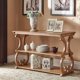 Weston Home Caden Wood Scrollwork Sofa Table, Oak - Walmart.com