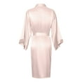 Celivon Silk Satin Robes For Women Spring Summer Long Pajamas Smooth ...