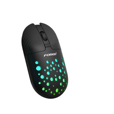 Bluetooth Mouse Colorful Lights Three-speed Adjustable Plug And Play ...