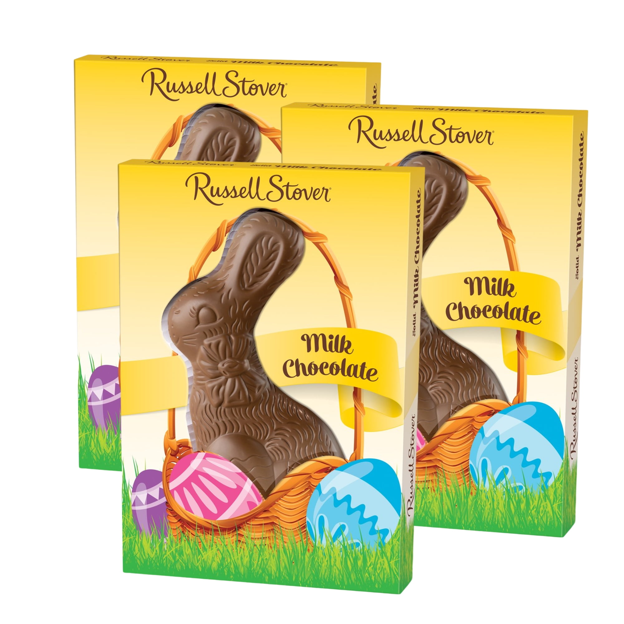 Russell Stover Milk Chocolate Easter Rabbit, Easter Bunny Shaped ...