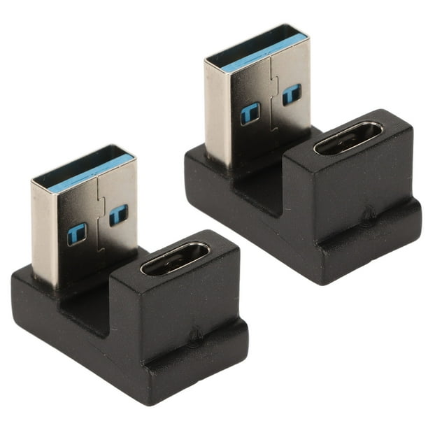 Adaptador USB macho a USBC hembra, 2 piezas Adaptador USB macho a USBCU ...