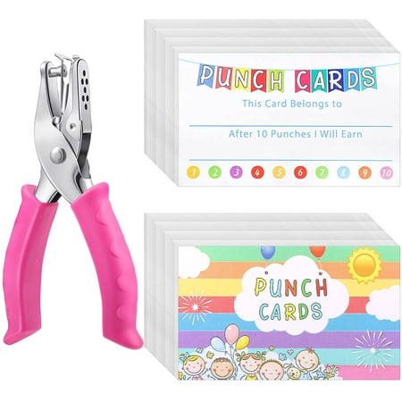 200 Peices Reward Punch Cards Behavior Incentive Awards for Kids ...