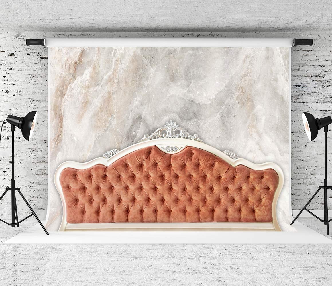 Kate 7x5ft Velvet Headboard Photography Backdrop Luxury Interior ...