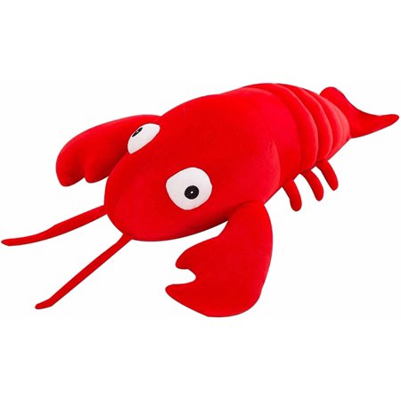 JOYWEI Plush Toy Crayfish Red Crab Skin Shrimp Doll Long Pillow ...