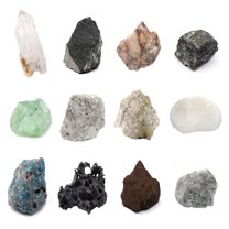 12 Piece Rock & Mineral Kit - Includes 1" Specimens - Metamorphic ...