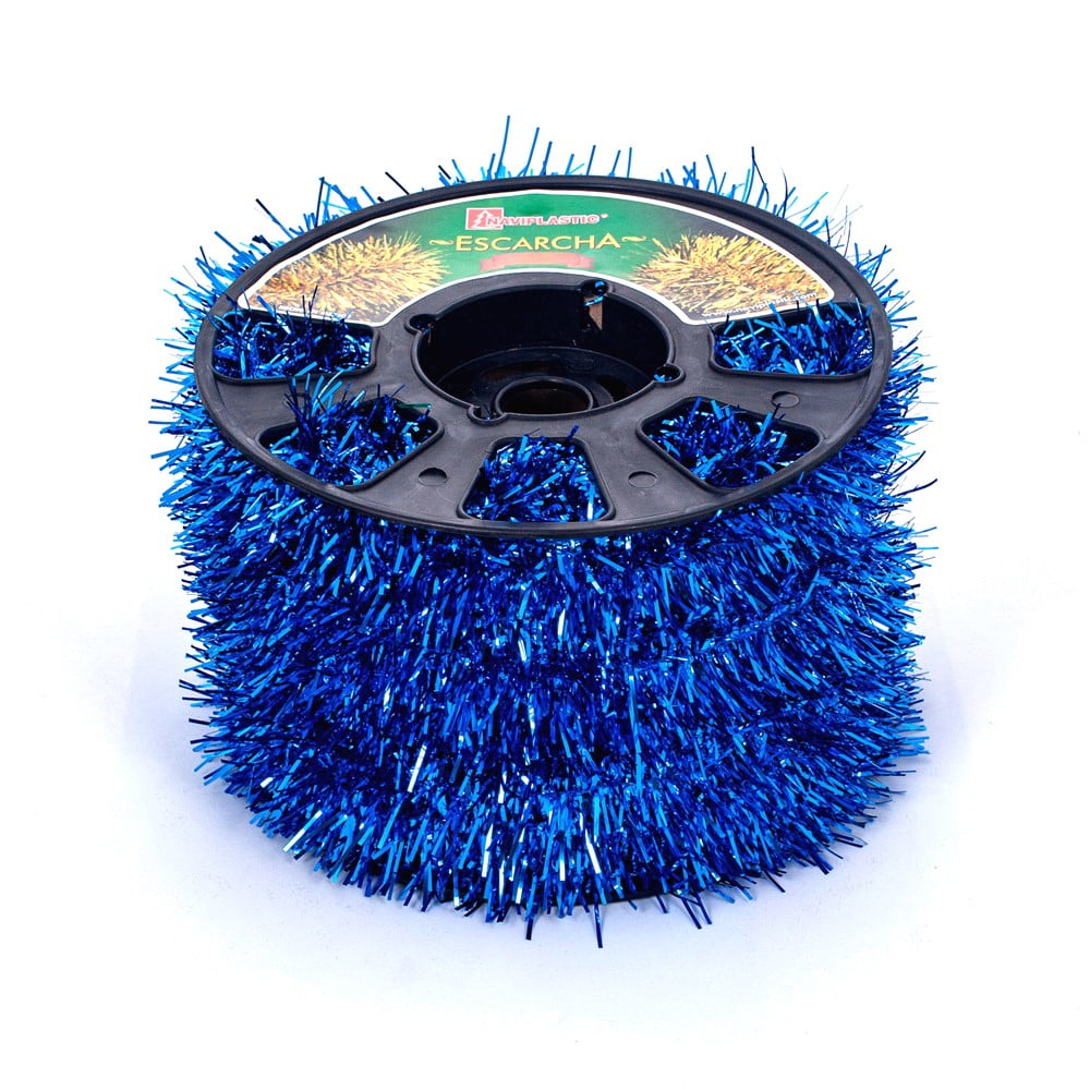 Rollo De Escarcha Navideña 100 Metros Azul NAVIPLASTIC | Bodega Aurrera ...