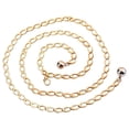 Sleek Metal Geometric Chain Belt for Everyday and Party Wear ...
