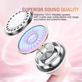 True Wireless Earbuds Purple Bluetooth 5.3 with Microphone for Working ...