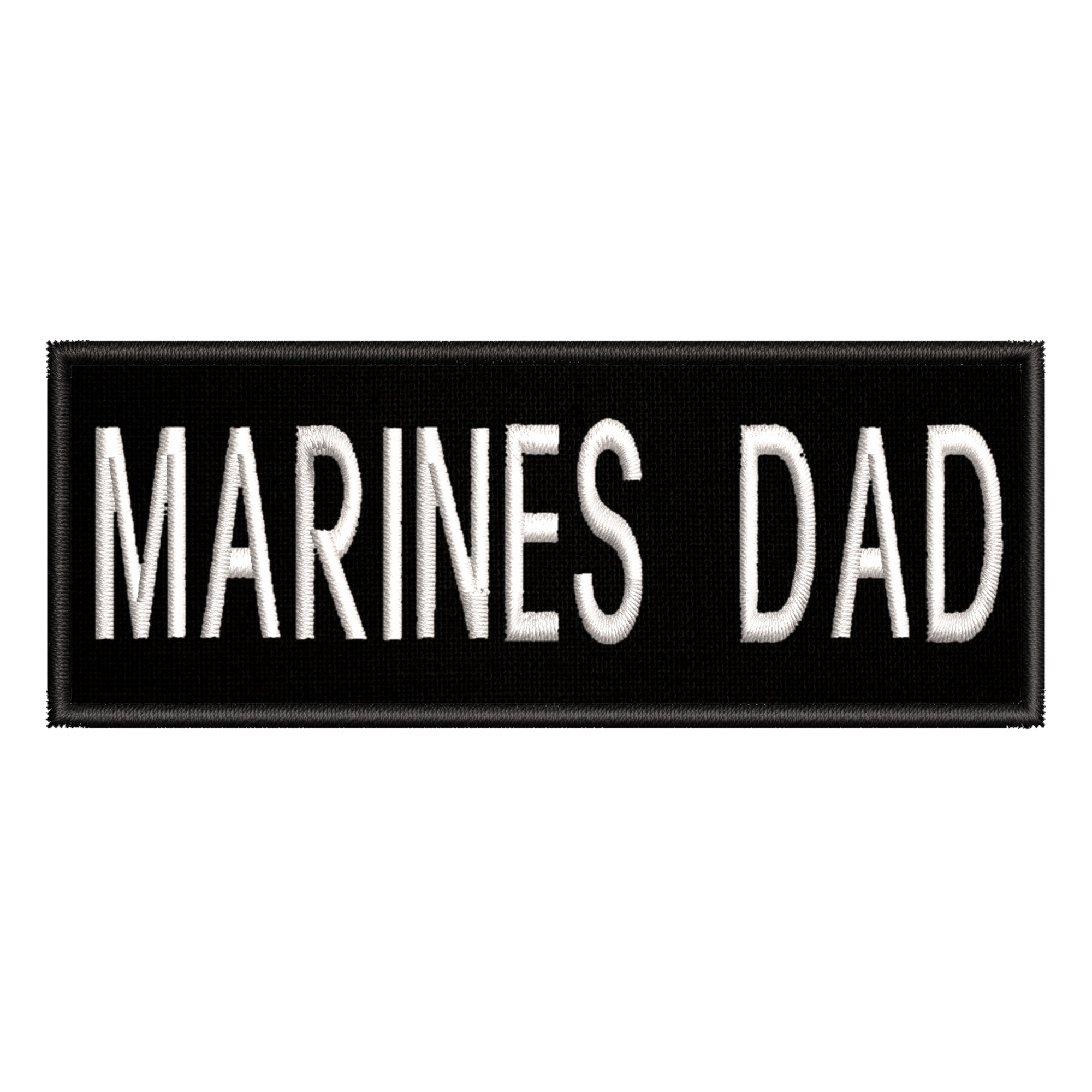 Marines Dad Embroidered DIY Iron on or Sew-on Decorative Patch Badge ...