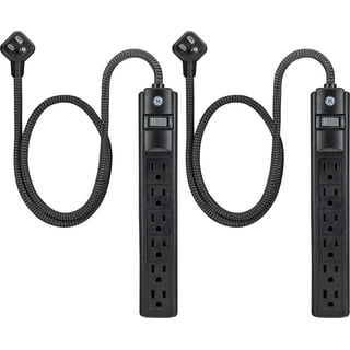 ChargeHub Powerstation 360 Surge Protector Power Strip - Gray - Walmart.com