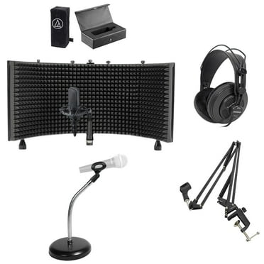 Audio Technica AT4033A Condenser Microphone Mic+Shockmount+AKG ...
