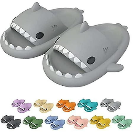 Cloudy Shark Slides, Cloud Sharks, 2022 Summer Cute Shark Slippers For ...