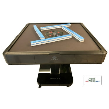 USAMJTABLE MJ-T200 Gray Ultra-Thin 4-Legs Dining Table Style Automatic ...