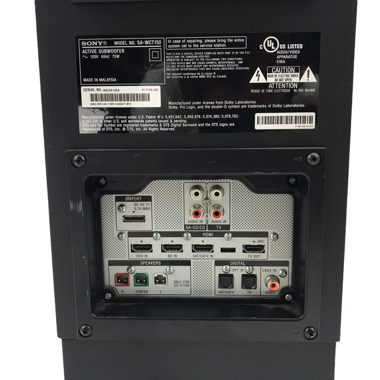 Sony Powered Subwoofer