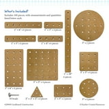 STEM Basics: Cardboard Construction - 100 Count | Bundle of 2 Packs ...