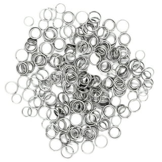 1390Pcs O Ring Connectors Metal Open Jump Rings Set 304 Stainless-Steel ...