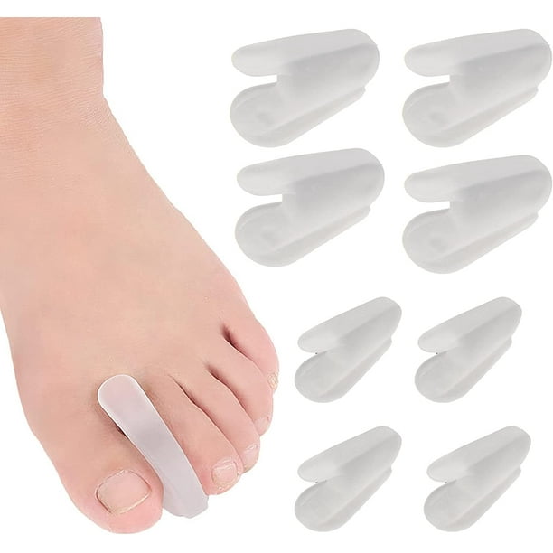 4 Pairs Silicone Toe Separator for Bunion Relief, Silicone Toe Spacers ...