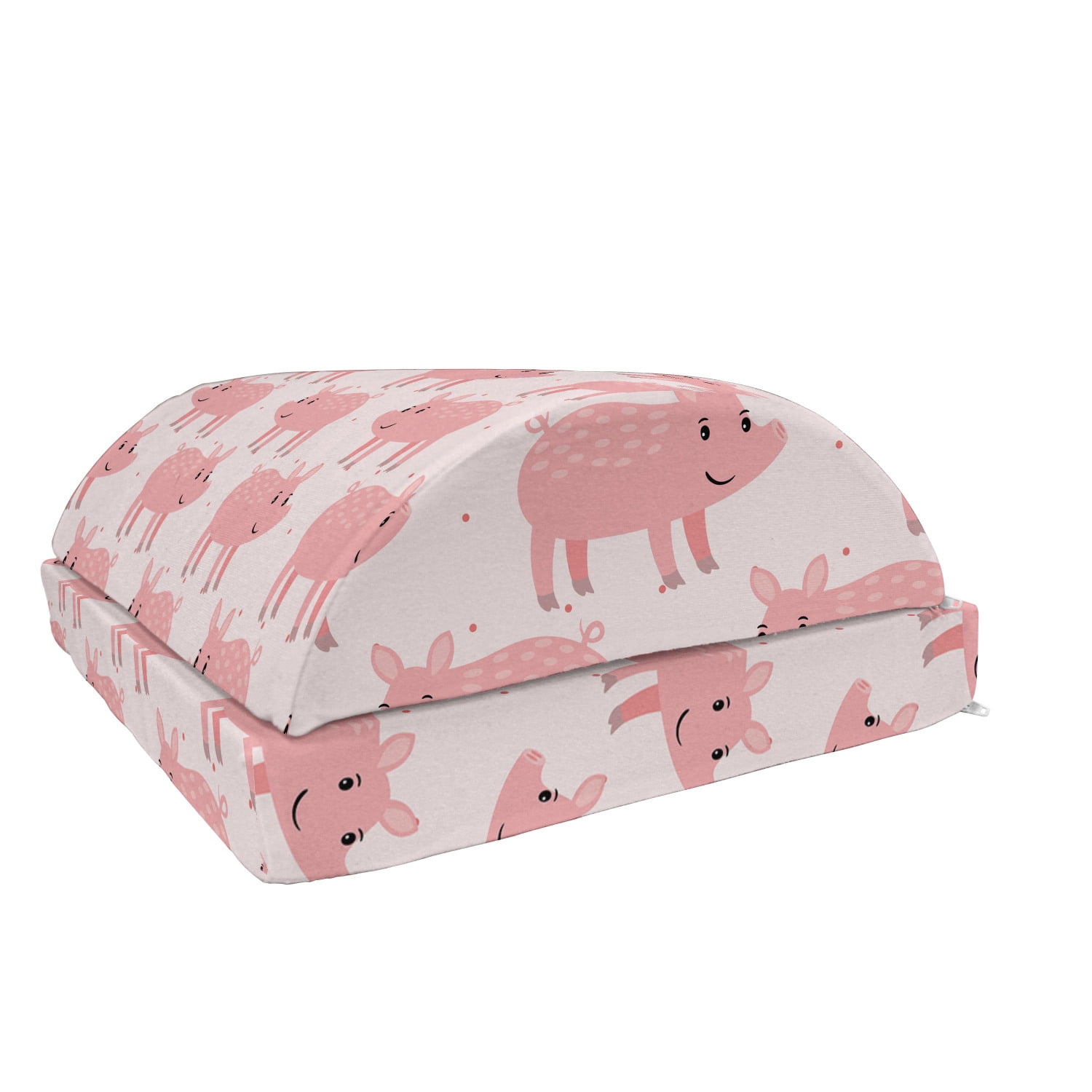 Pig Foot Rest, Funny Piglets at the Farm Animal Cartoon Pastel ...