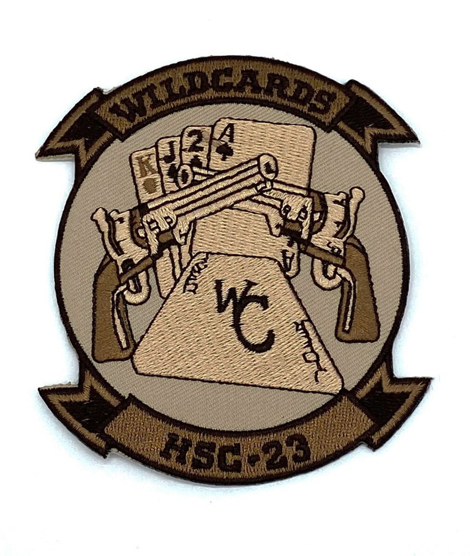 HSC-23 Wildcards Squadron Patch (Tan) –Sew On - Walmart.com