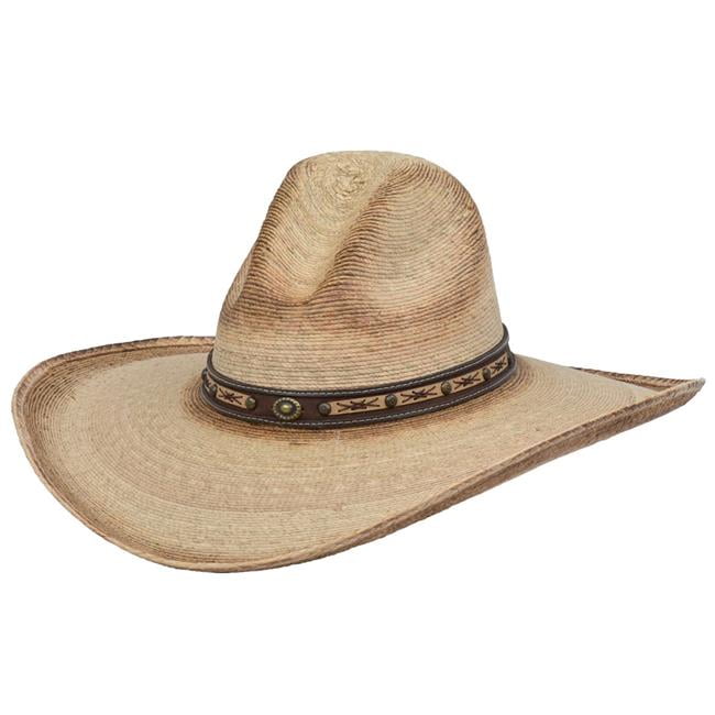 3D Belt D28600-7.25 5 in. Chinook-Palm-Gus Crown Cowboy Hat - Size 7.25 ...