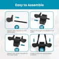 Ab Roller Wheel with Timer, Automatic Rebound Ab Roller & Ab Wheel ...