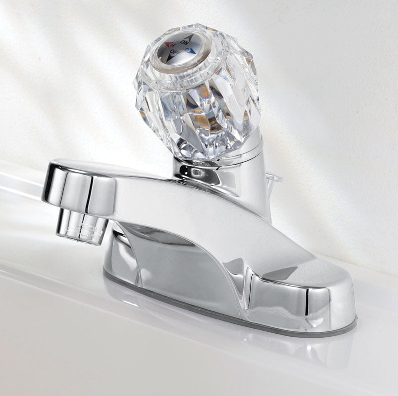OakBrook Essentials Single Handle Lavatory Pop-Up Faucet, Chrome ...
