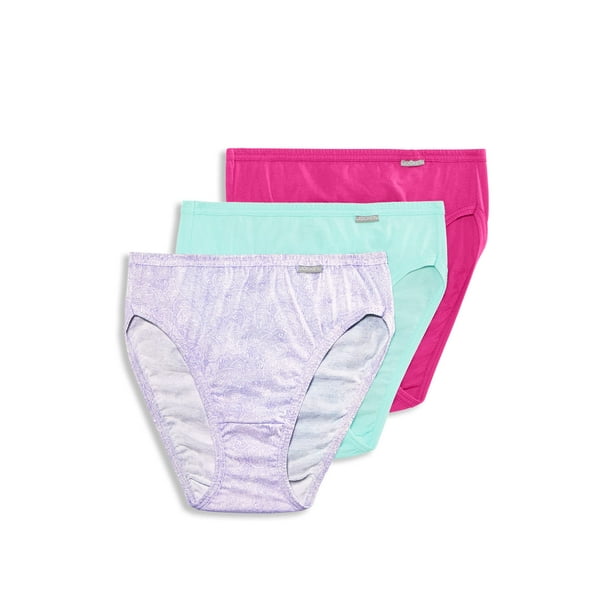 Jockey Womens Plus Size Elance French Cut 3 Pack Underwear Cuts 100