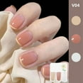 Three Color Nail Polish No Baking Quick Drying Set Durable Tearable ...