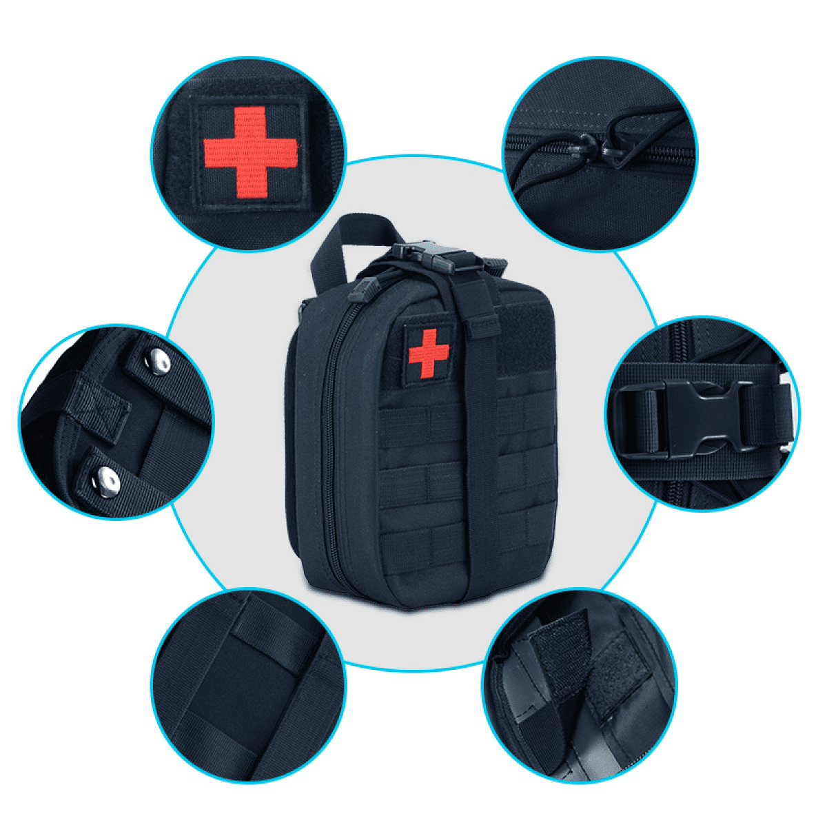 Rush First Aid Bags, Tactical Medical Molle Pouch Military Utility Med ...