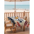 60x120 Inch Outdoor Tablecloth with Umbrella Hole Zipper Rectangle USA ...