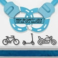 Scooter Lock, Scooter Locks Anti Theft, 36.22inch Colorful Electric Scooter Handcuff Lock, Bike ...