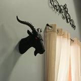 Zeckos Black Resin Goat Bust Wall Sculpture Home Décor 16 inch ...