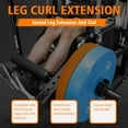EVERYMATE Gym Leg Extension and Curl Machine, Adjustable for Effective ...
