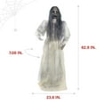Haunted Hill Farm 5.5 ft Lifesize Haunted Woman Prop with Lights and ...